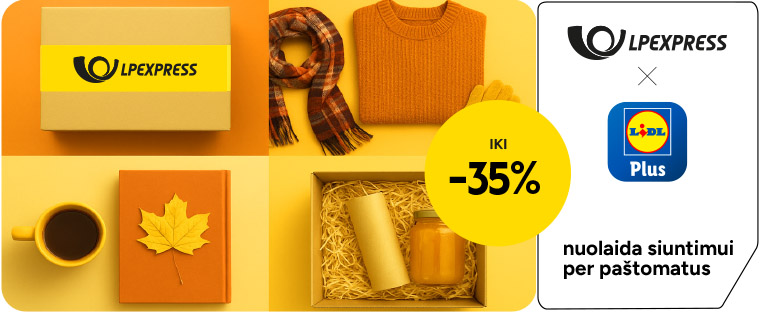 Su LP EXPRESS ir LIDL Plus siųsk pigiau! | Lietuvos paštas